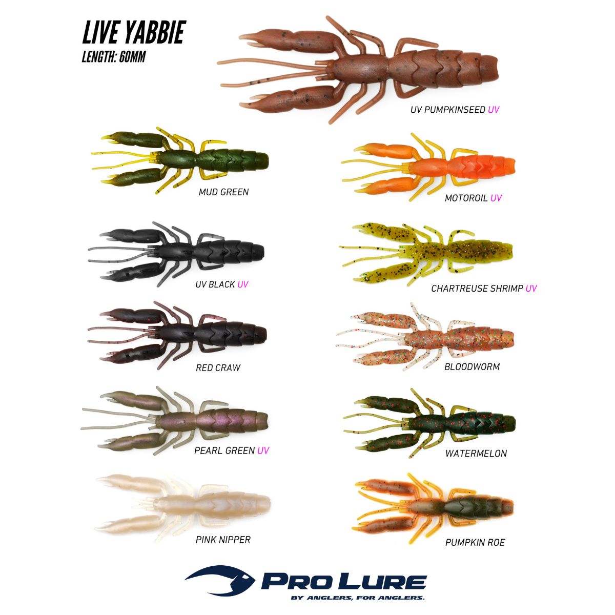 Pro Lure Live Yabbie 60mm - Geographe Fishing and Outdoors