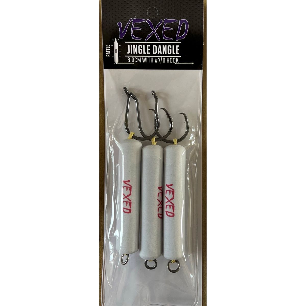 Vexed Rigged Jingle Dangle 3 Pack - Geographe Fishing and Outdoors