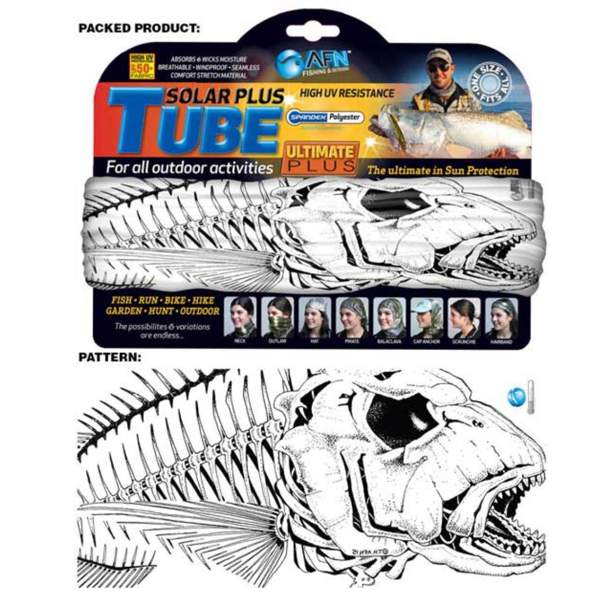 AFN Solar Plus Tube Head Sock Agro Snapper - Geographe Fishing and Outdoors